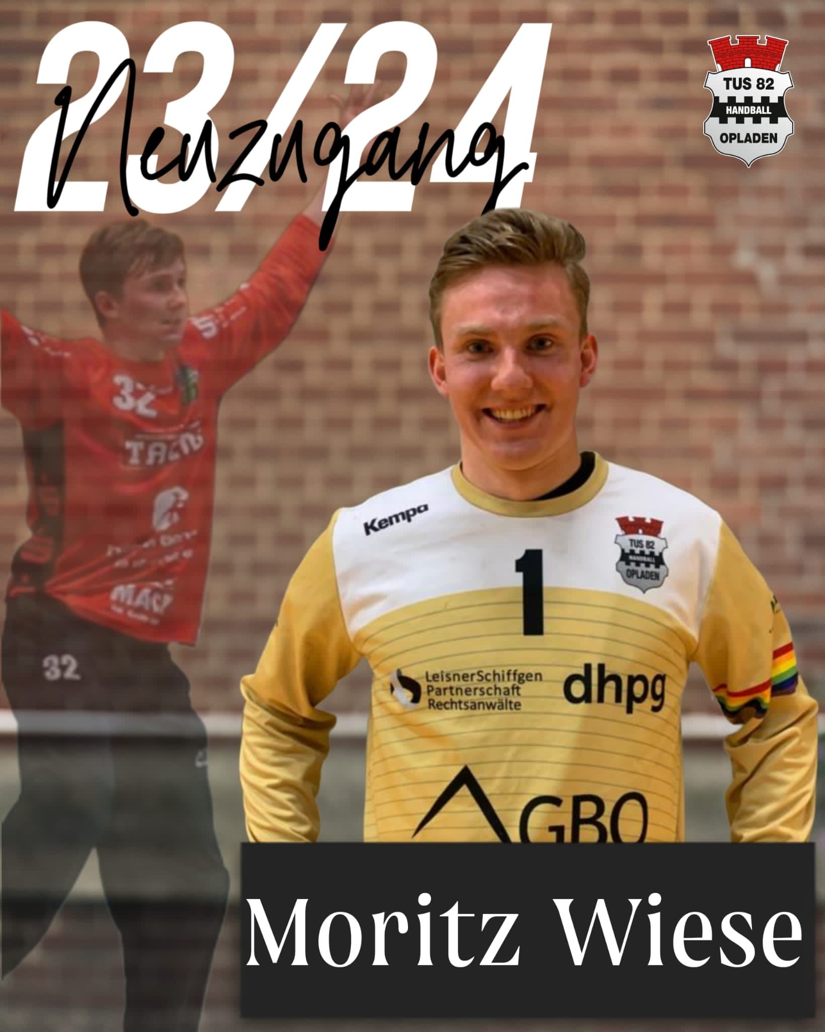 Moritz Wiese vervollständigt das Torhüter-Trio - TuS 1882 Opladen e.V.